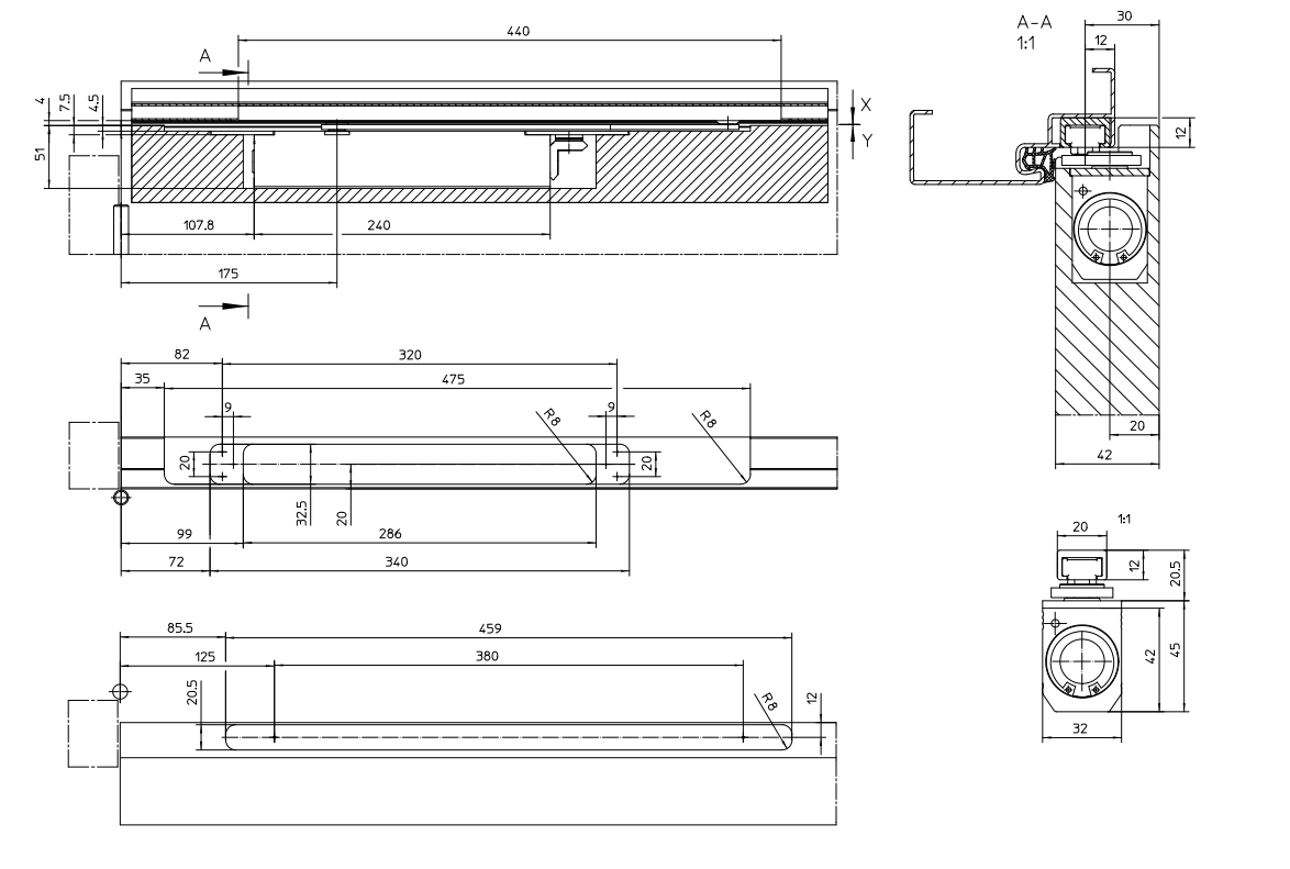BOXER 2-4 Geze - Chiudiporta integrato completo di braccio a slitta e ...